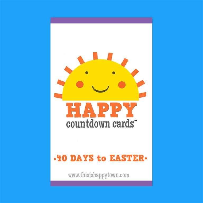 HAPPY Countdown Cards | Welcome to HAPPYtown!